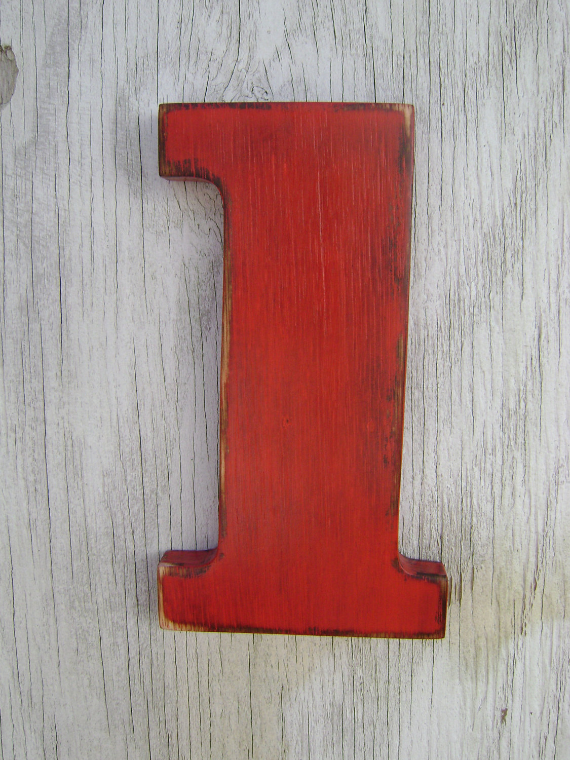 Personalized Wood Letter Alphabet Initials Rusitc Wall Hanging Decor ...